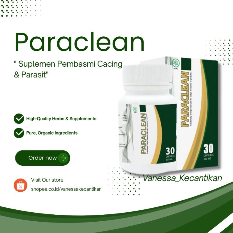Jual Paraclean asli original obat parasit dalam tubuh ampuh | Shopee ...