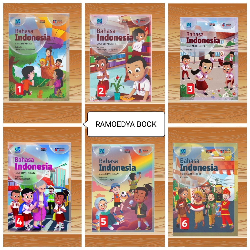 Jual Buku Original Bahasa Indonesia SD/MI Kelas 1,2,3,4,5,6 Kurikulum Merdeka Grafindo | Shopee ...