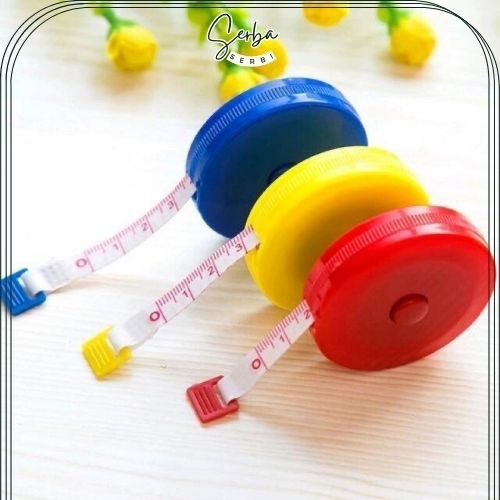 Jual SB-S47 Meteran Gulung Mini Roll Otomatis Kain Alat Ukur Jahit Baju ...