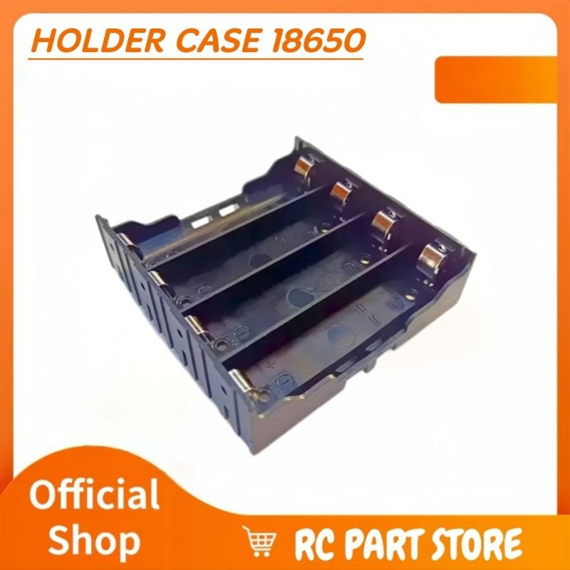 Jual TEMPAT BATERAI BATTERY 18650 HOLDER CASE Dengan Plat dan Pin PCB ...