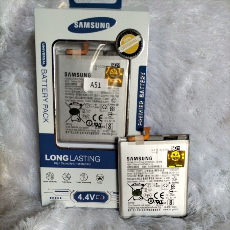 Jual BATERAI BATTERY ORIGINAL 100% SAMSUNG A51/A515/A515F EB-BA515ABY ...