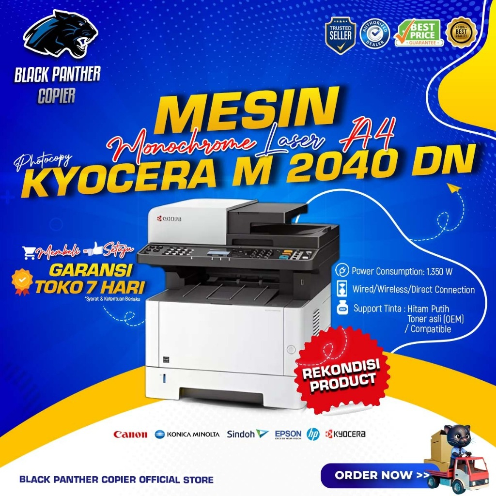 Jual MESIN KYOCERAA M2040DN / M2540DN REKONDISI | Shopee Indonesia