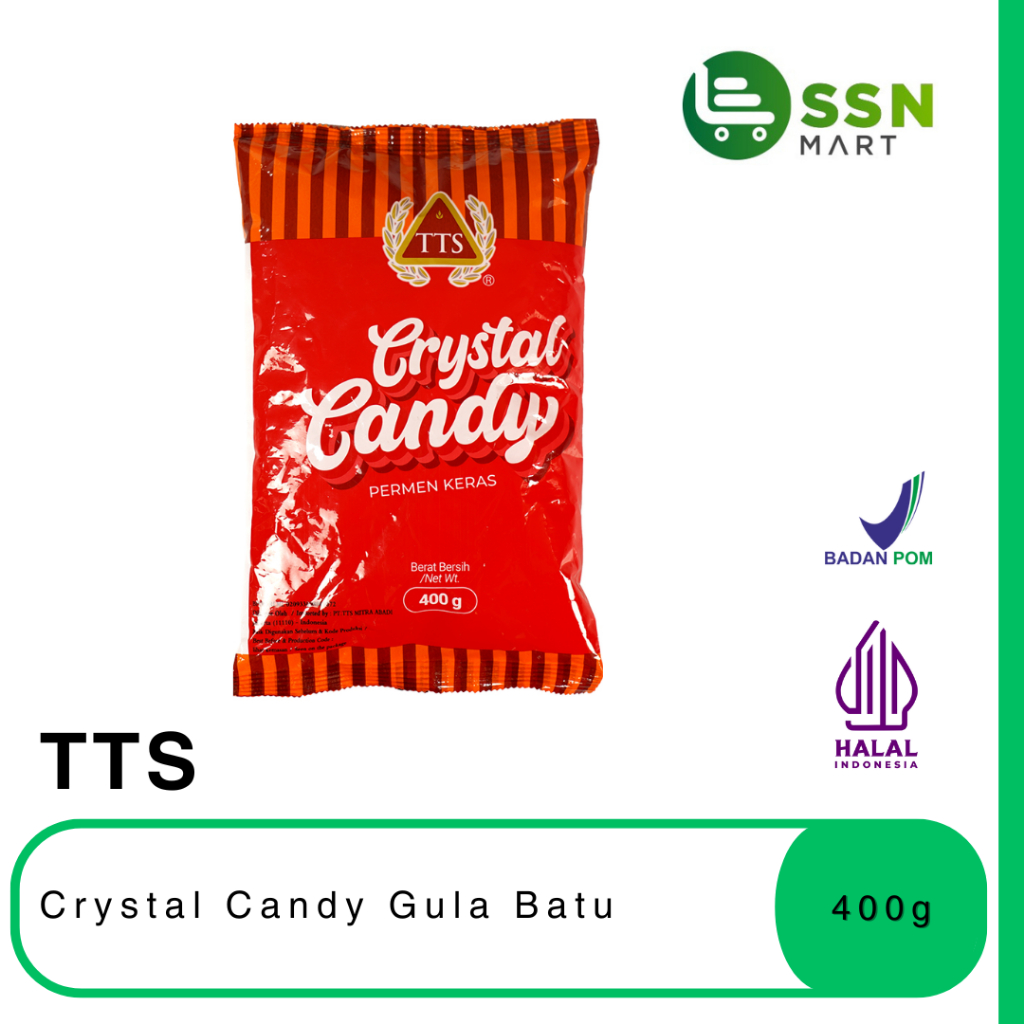 Jual SSNMart TTS Crystal Candy Gula Batu 400g | Shopee Indonesia