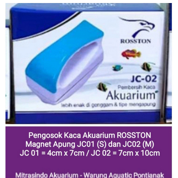 Jual Sikat Kaca Magnet Floating Rosston JC 02 Medium - Pembersih ...