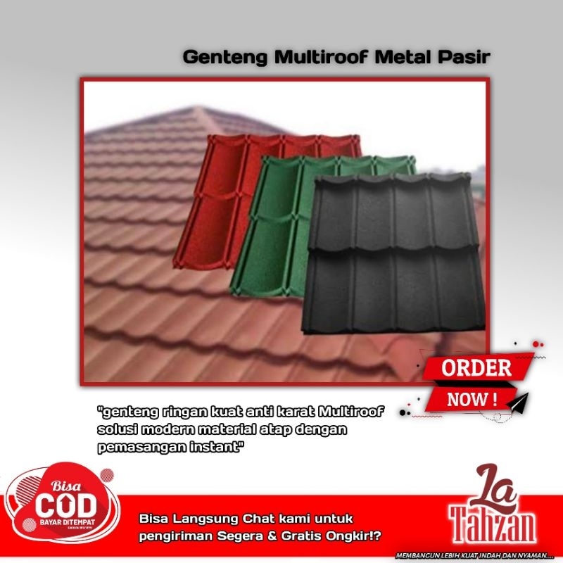 Jual Genteng multiroof metal pasir | Shopee Indonesia