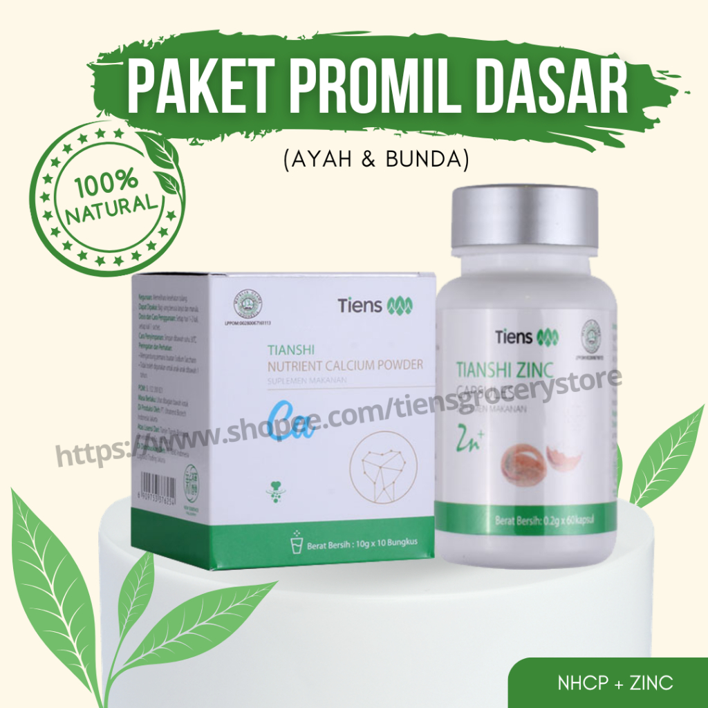 Jual Paket Promil Dasar Untuk Ayah dan Bunda (Paket Zinc + NHCP ...