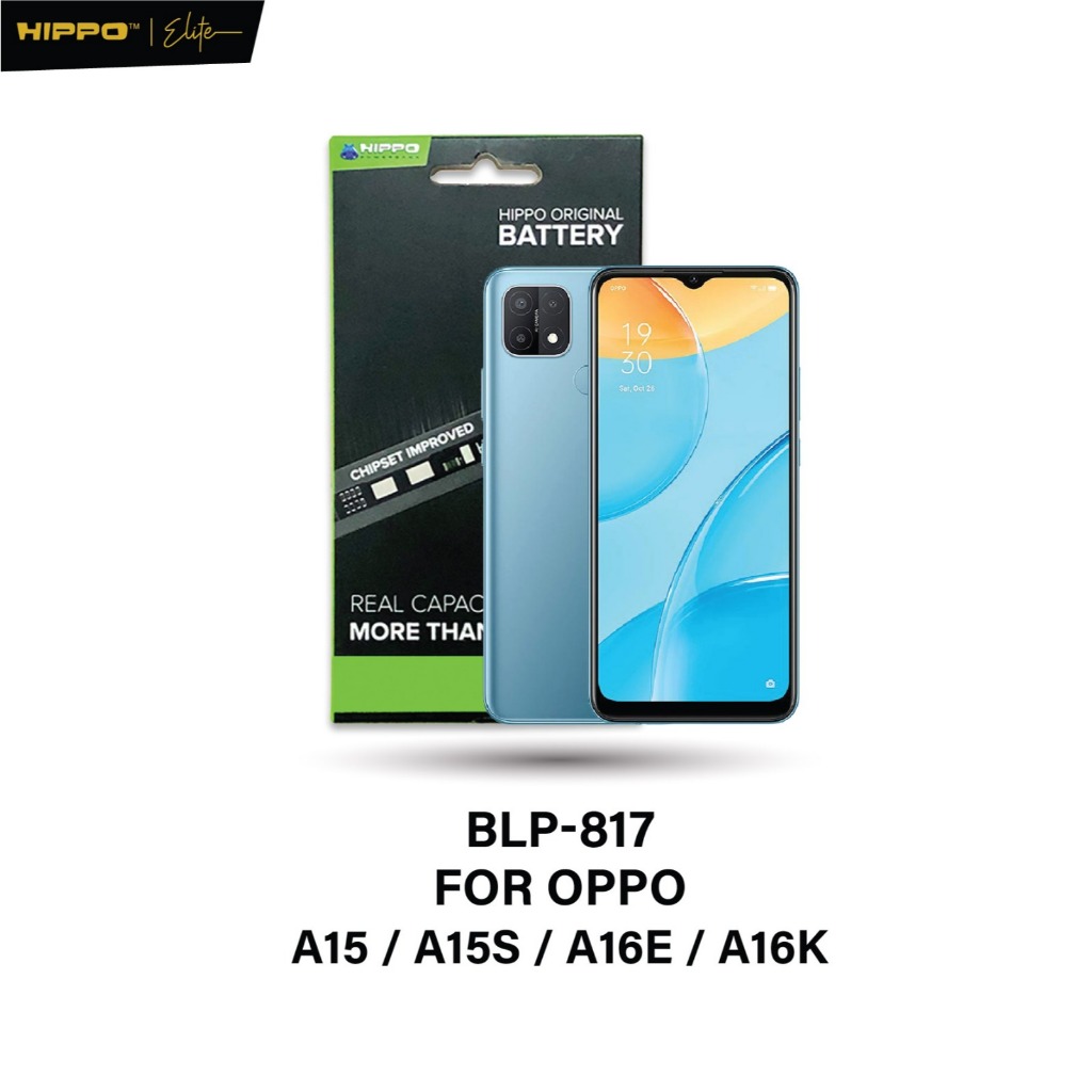 Jual Hippo Baterai OPPO BLP817 / A15 / A15S / A16E / A16K / BLP-817 ...