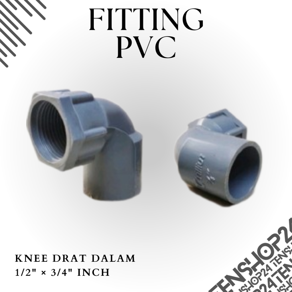 Jual Knee Drat Dalam-Keni-Knie-Elbow,Faucet Knee TRILLIUN 1/2" x 3/4" | Shopee Indonesia