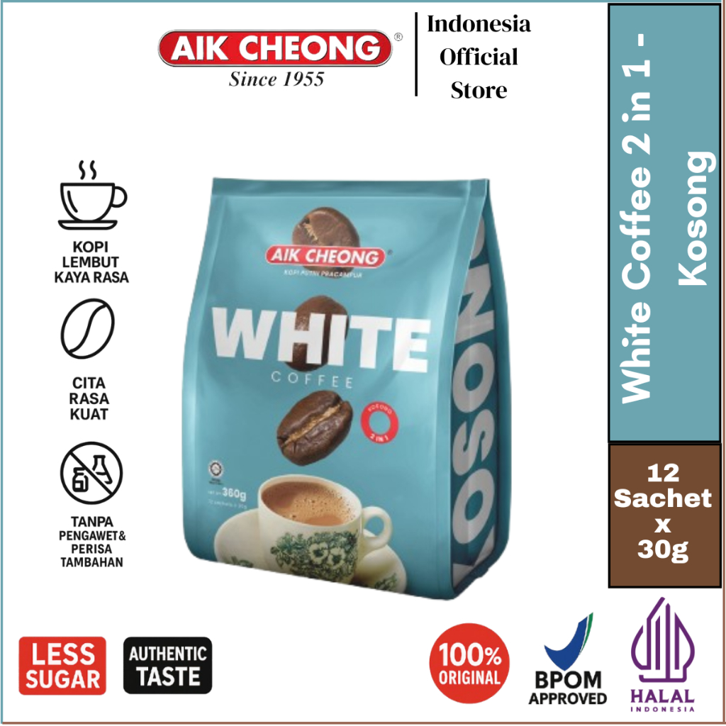 Jual Aik Cheong White Coffee 2in1 Kosong Kopi Instant Khas Kopi ...