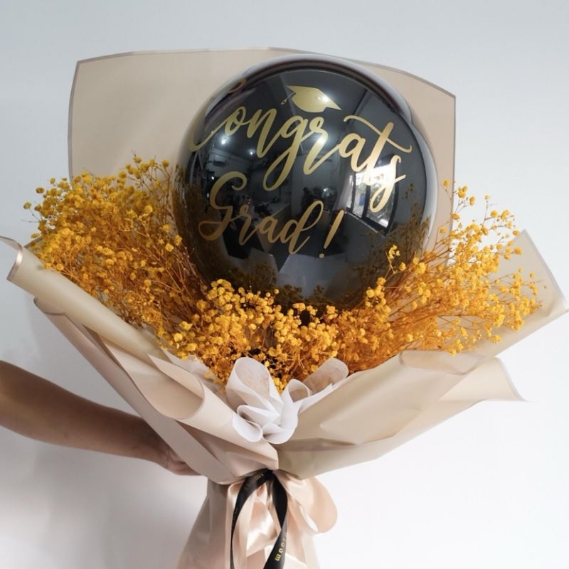 Jual Boba Bouquet Graduation BUNGA KELULUSAN WISUDA Buket balon baby ...