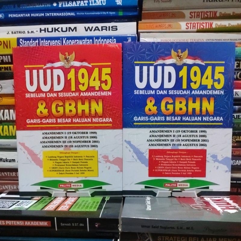 Jual UUD 1945 Sebelum dan Sesudah Amandemen & GBHN Garis - Garis Besar Haluan Negara | Shopee ...