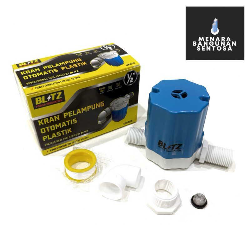 Jual Kran Pelampung Otomatis Blitz 1/2 3/4 - Keran Sensor Tandon Air ...