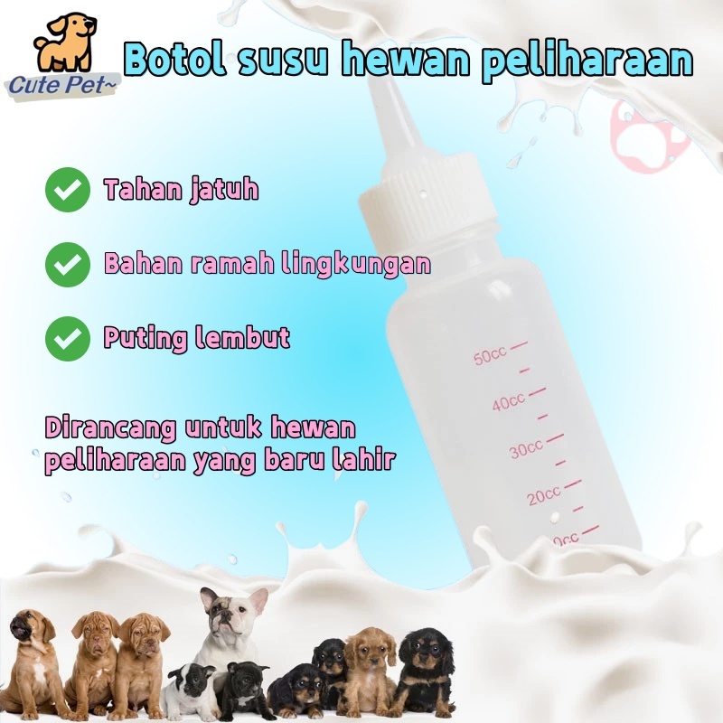 Jual DOT PUTIH Kucing Botol Susu Anjing Anak Bayi Hewan Kecil Murah ...