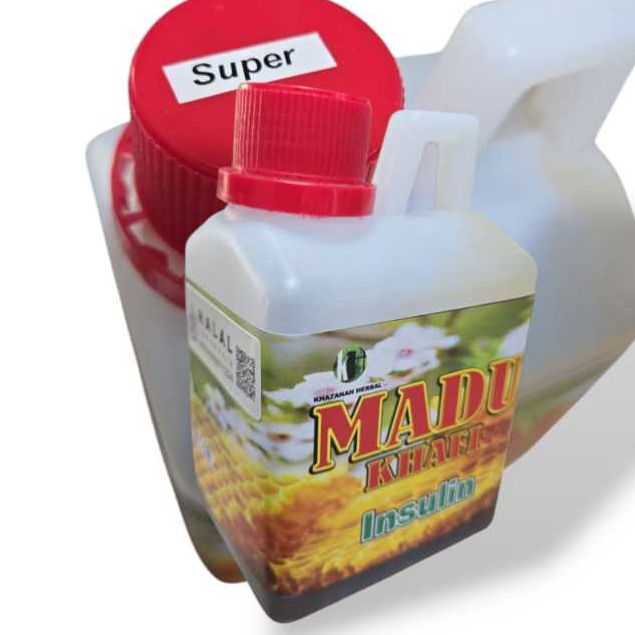 Jual Madu Bunga Insulin Super Khafi Kemasan 500gr | Shopee Indonesia