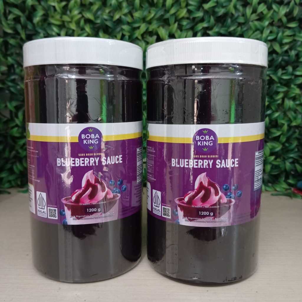 Jual Blueberry sauce/Selai/Jam Boba King 1,2 kg | Shopee Indonesia