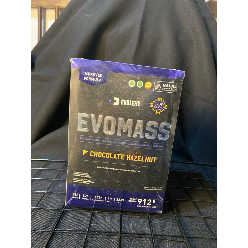 Jual AyyaBJM EvoMass Rasa Coklat Hazelnut 2lbs 2lbs 912 Gram Evo Mass Evolene Gainer No | Shopee ...