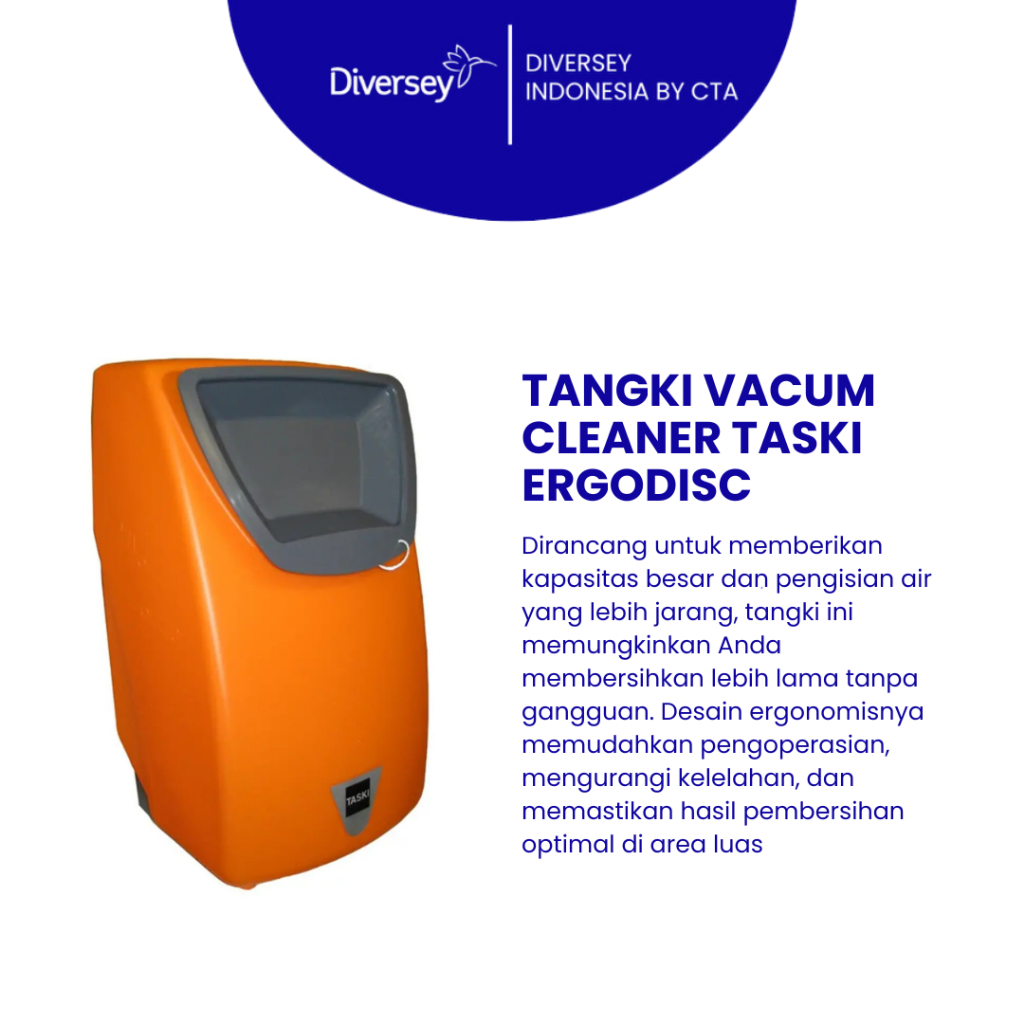 Jual Diversey Taski Water Tank Ergodisc - Tangki Air Vacuum Cleaner ...