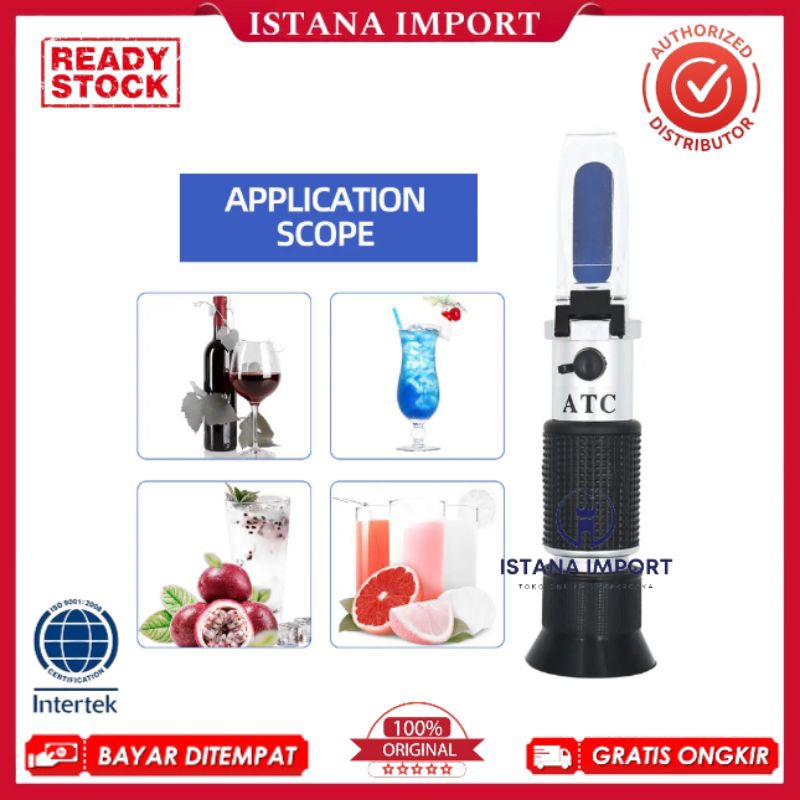 Jual Milk Refractometer Refraktometer Susu 0-20% Brix Soy Dairy ...