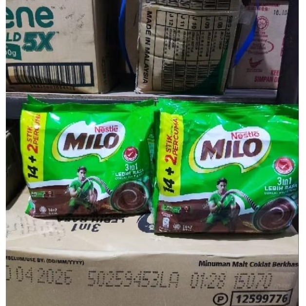 Jual Nestle milo 3 in 1 sachet 14+2 bungkus | Shopee Indonesia