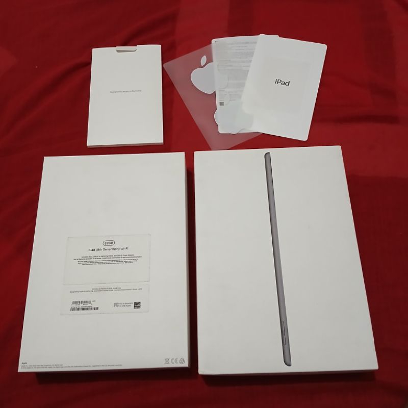 Jual dus box ipad gen 8 space gray original 100% copotan lengkap manual ...