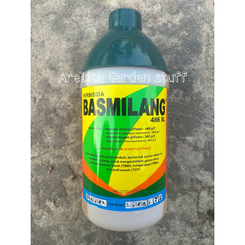 Jual Herbisida / Racun Rumput Basmilang 486SL 1 Liter Original | Shopee ...