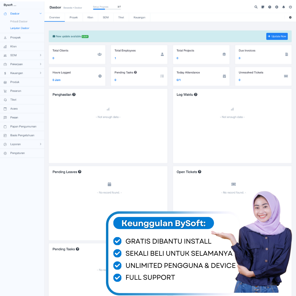 Jual Software Aplikasi Manajeman Proyek CRM Laravel | Shopee Indonesia