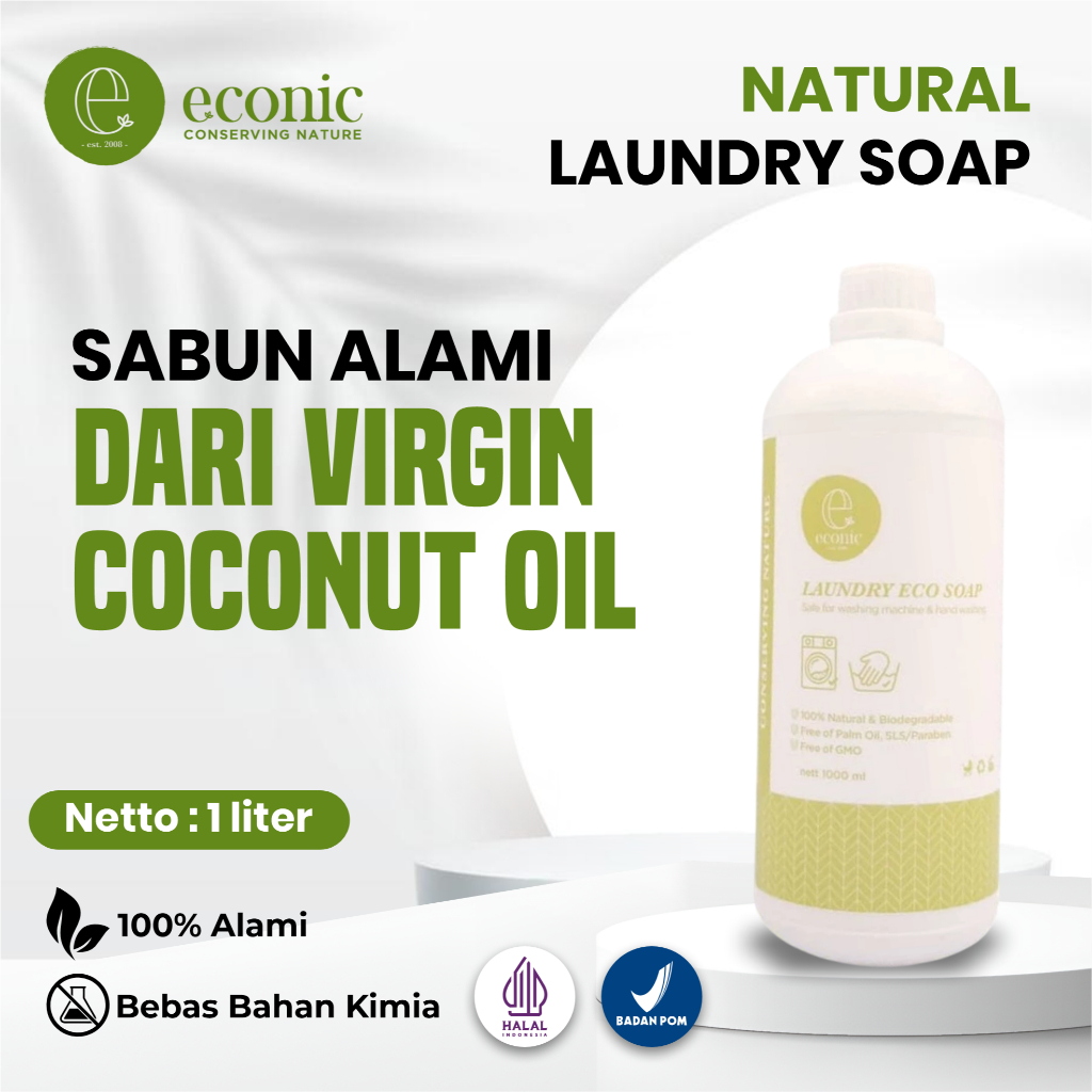 Jual Eco Laundry Soap 1000 mL | Sabun Cuci Pakaian Alami | Sabun ...