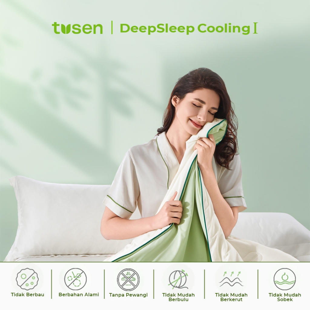 Jual TUSEN DeepSleep Cooling Ⅰ Selimut Blanket Dual Sensation Memberikan Kehangatan dan Sensasi ...
