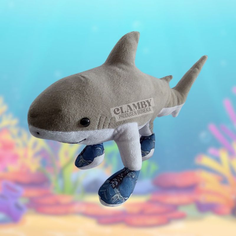 Jual Boneka Hiu Tralalero Tralala Orcinus Orca Ikan Paus Simulasi ...