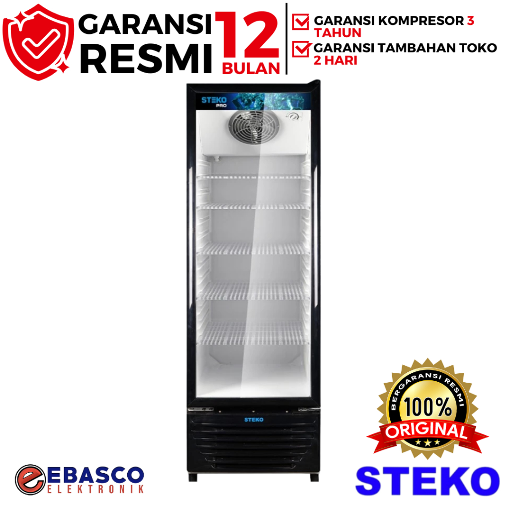 Jual STEKO LG 300 SHOWCASE 5 RAK KAPASITAS 320 L No Frost Hemat Daya | Shopee Indonesia
