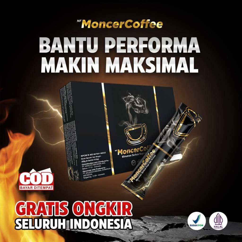 Jual Kopi Moncer Coffee Original KOPI Stamina Pria 1 Box isi 8 sachet ...