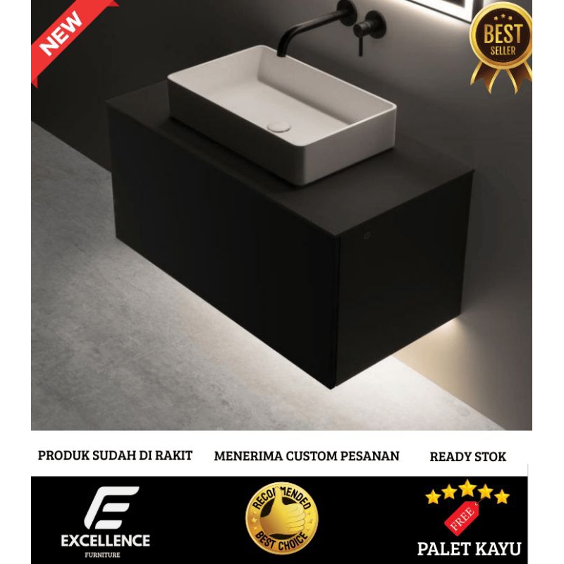 Jual kabinet wastafel modern / kabinet wastafel minimalis | Shopee ...