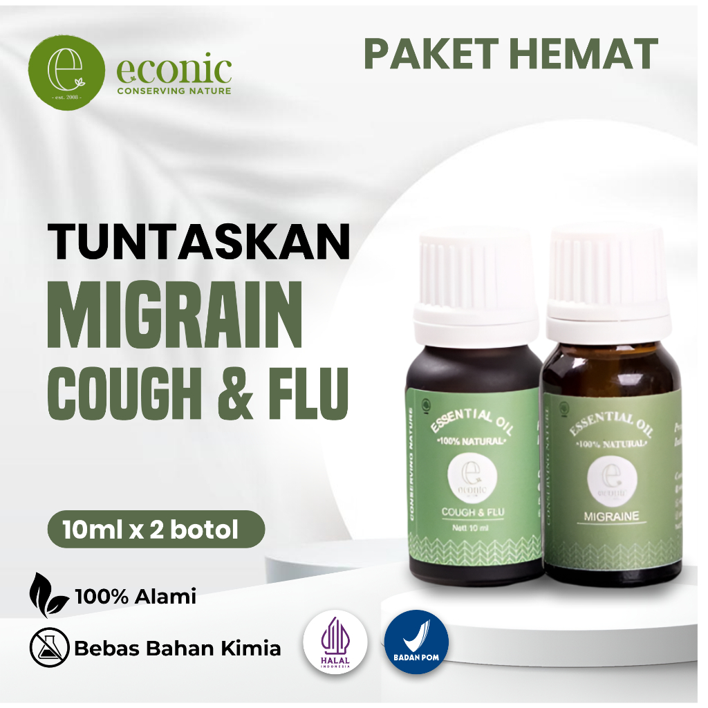Jual Essential Oil Migrain Cough & Flu 1 Set | Aromaterapi Migrain Batuk Pilek Paket Hemat ...