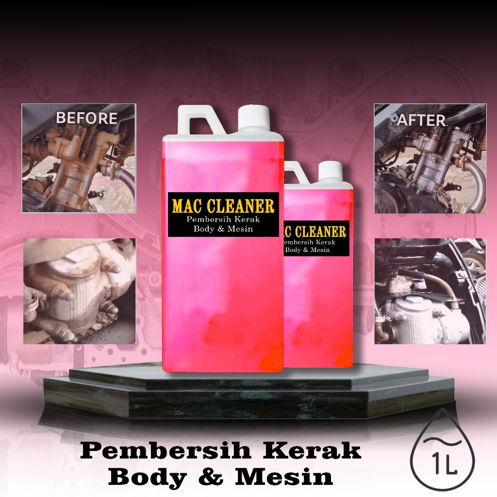 Jual MAC CLEANER Degreaser/Obat Pembersih Mesin/Mobil Dan Motor Kerak ...