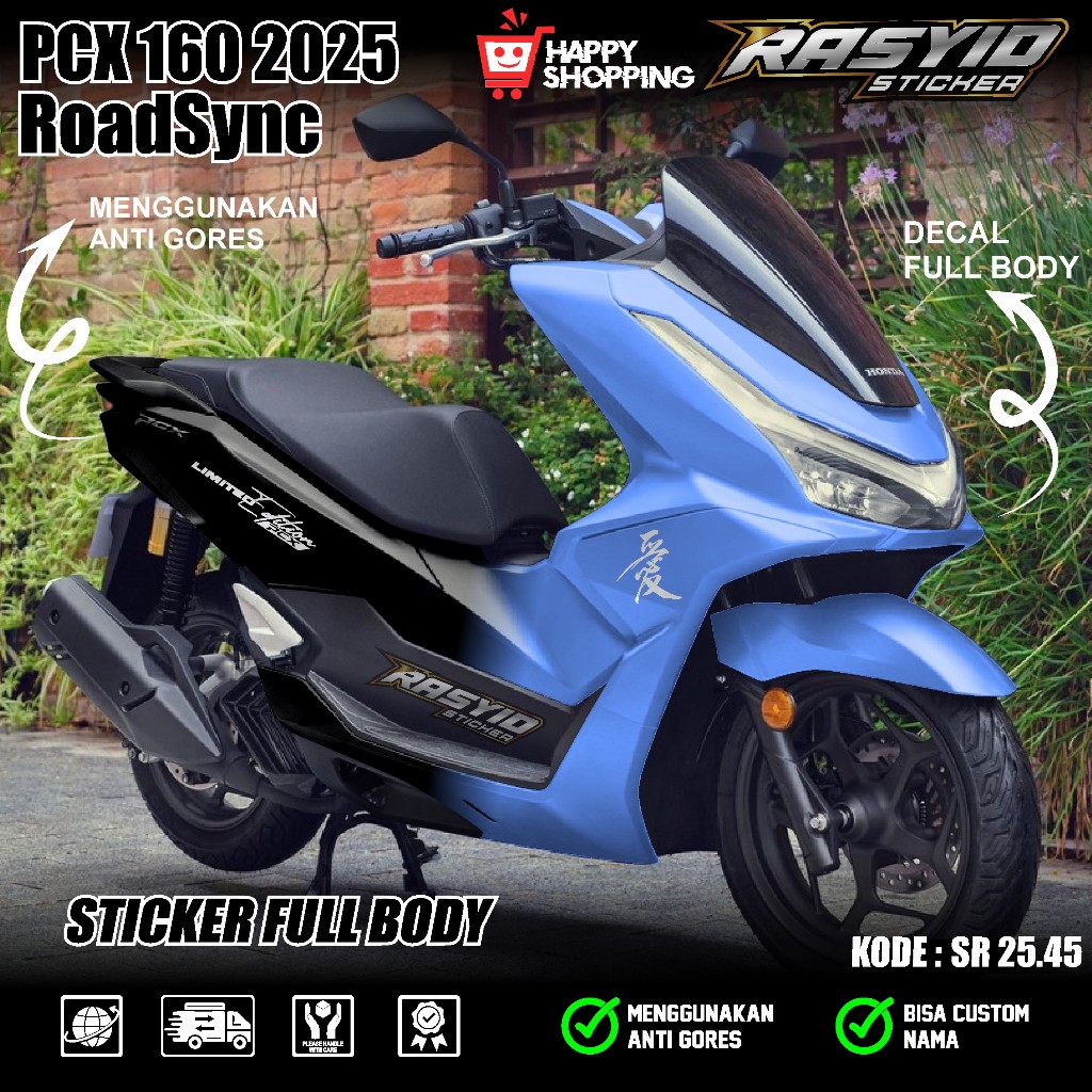 Jual COD Sticker Decal Full Body Honda PCX 160 Tahun 2025 Cbs Abs ...
