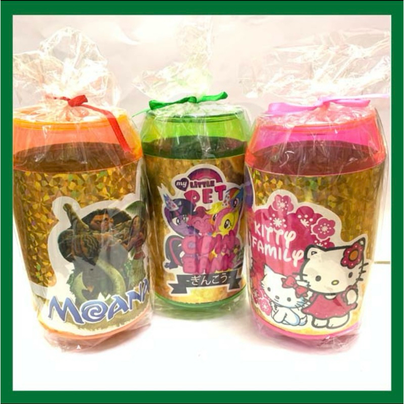Jual Celengan Tabung Plastik Large karakter hello kitty, moana dan ...