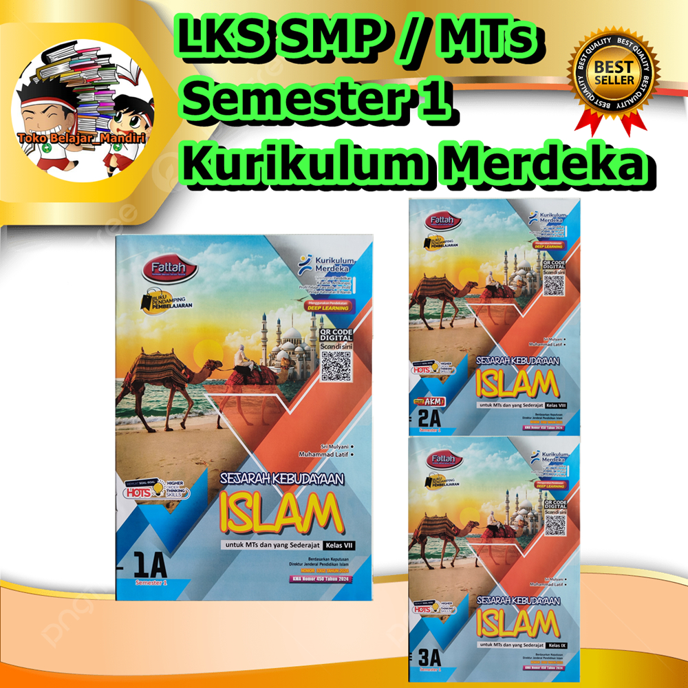 Jual LKS Sejarah Kebudayaan Islam / SKI SMP/MTs Kelas 7, 8, 9 Semester 1 Kurikulum Merdeka/ KMA ...