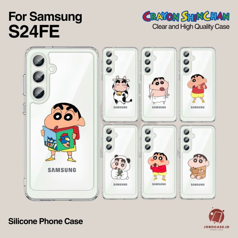 Jual Crayon Sinchan Case Samsung S24 FE Sinchan Cute Lucu Cowok Cewek ...