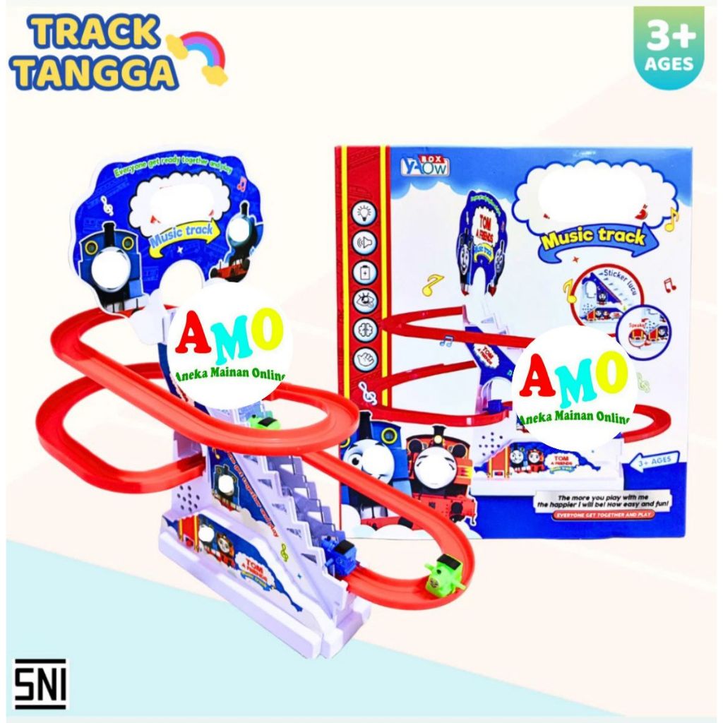 Jual COD MAINAN ANAK TRACK KARAKTER / Kado Mainan Anak Seluncuran Naik ...
