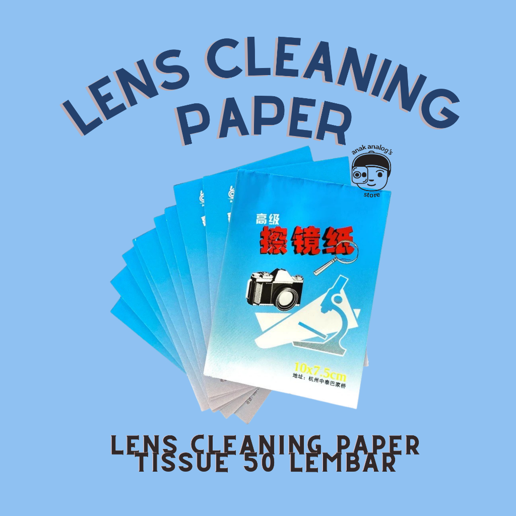 Jual Lens Cleaning Paper Tissue 50 sheets Kain Lap Pembersih Lensa ...