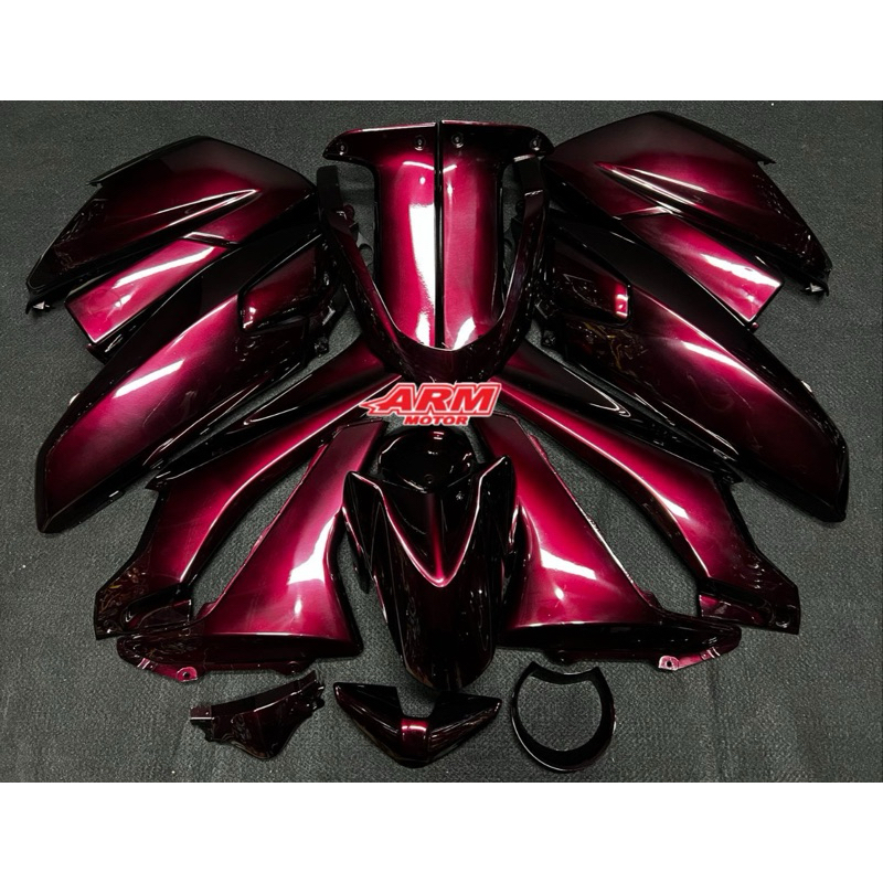 Jual TT BODY NMAX OLD REPAINT MOONLIGHT RED (pasang ditoko) | Shopee ...