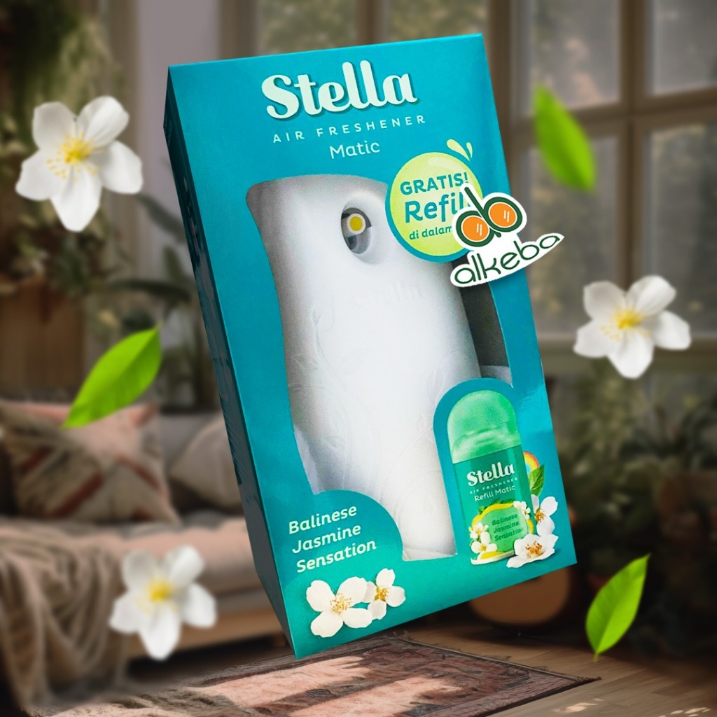 Jual Stella Set Box Matic Balinese Jasmine Alat + Refill 160 ml ...