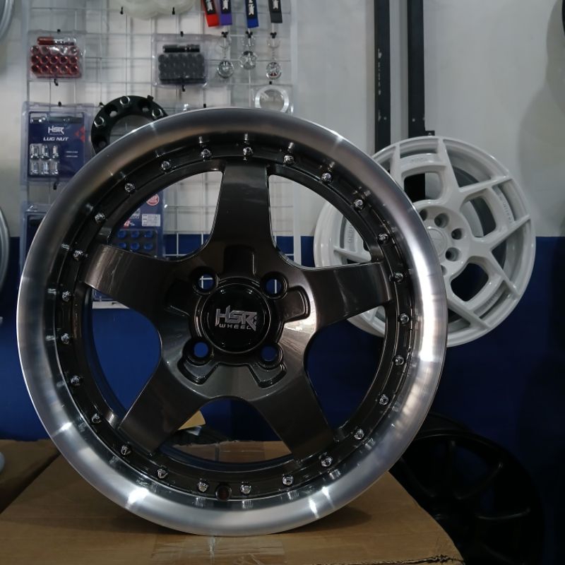 Jual Velg Mobil Racing Samlong R15 Bob HSR Cocok Untuk Brio Jazz Calya Sigra Datsun Vios ...