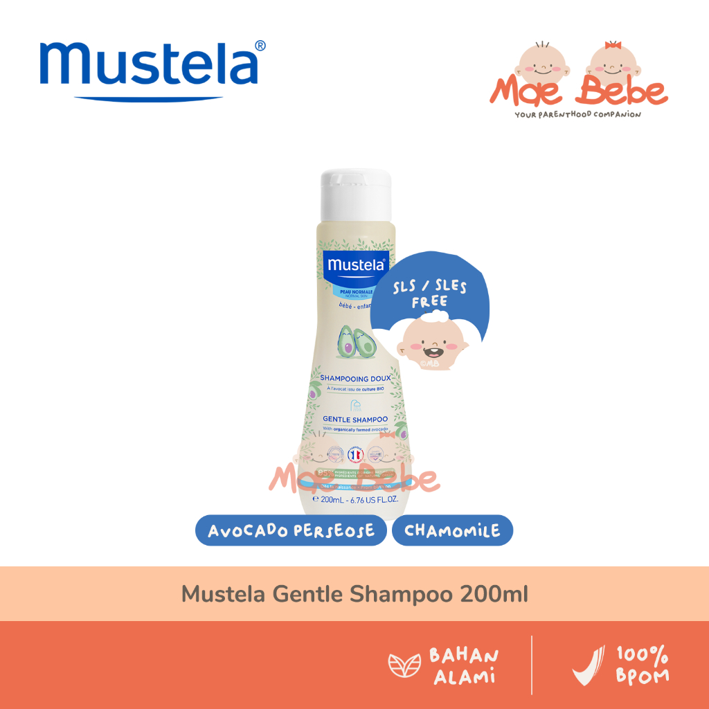 Jual Mustela Gentle Shampoo Shampo Anak Bayi Tanpa SLS SLES 200ml ...
