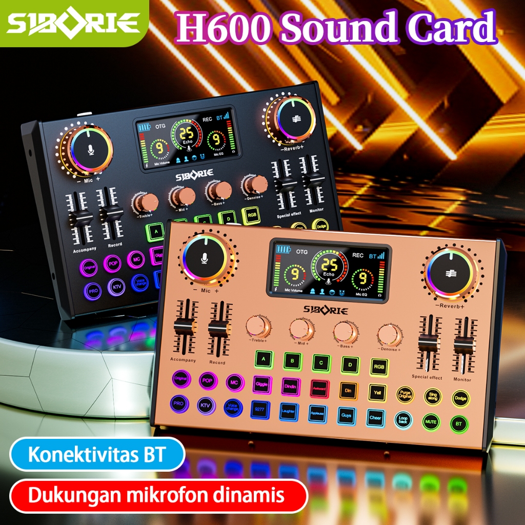 Jual Siborie H600 Sound Card Audio USB External H600 Kartu SuaraTekstur ...