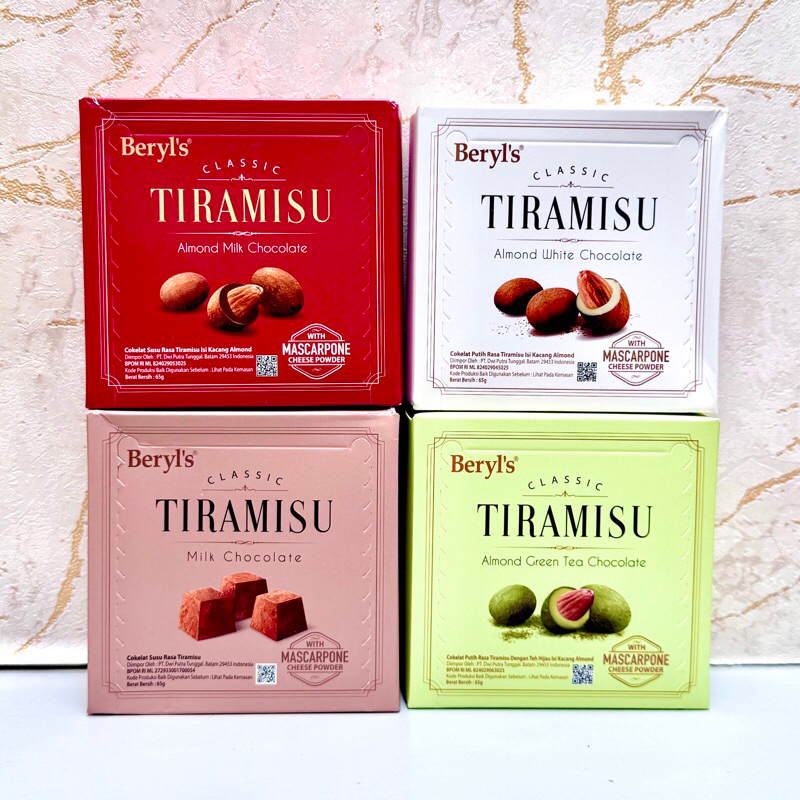 Jual Beryl’s Beryls Tiramisu Classic Chocolate Cokelat Malaysia 65gr ...