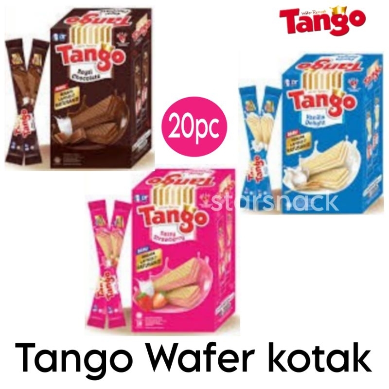 Jual Tango wafer kotak isi 20pc box | Shopee Indonesia