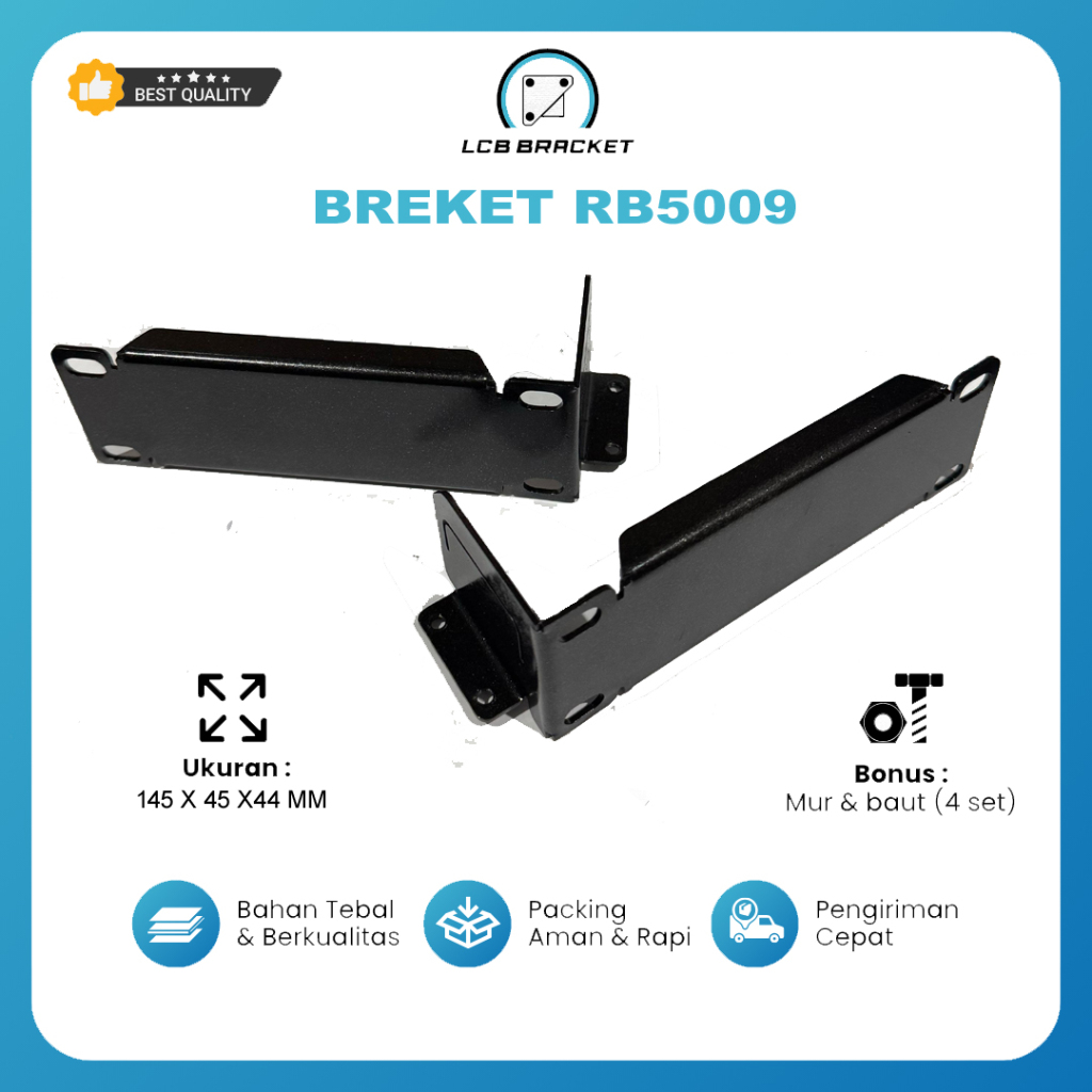 Jual Bracket breket Mikrotik RB5009 K-79 Rackmount Kit Bracket Kupingan ...