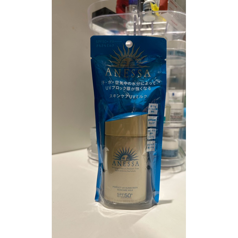 Jual ANESSA Perfect UV Sunscreen Skincare Milk 60ml (old packaging ...