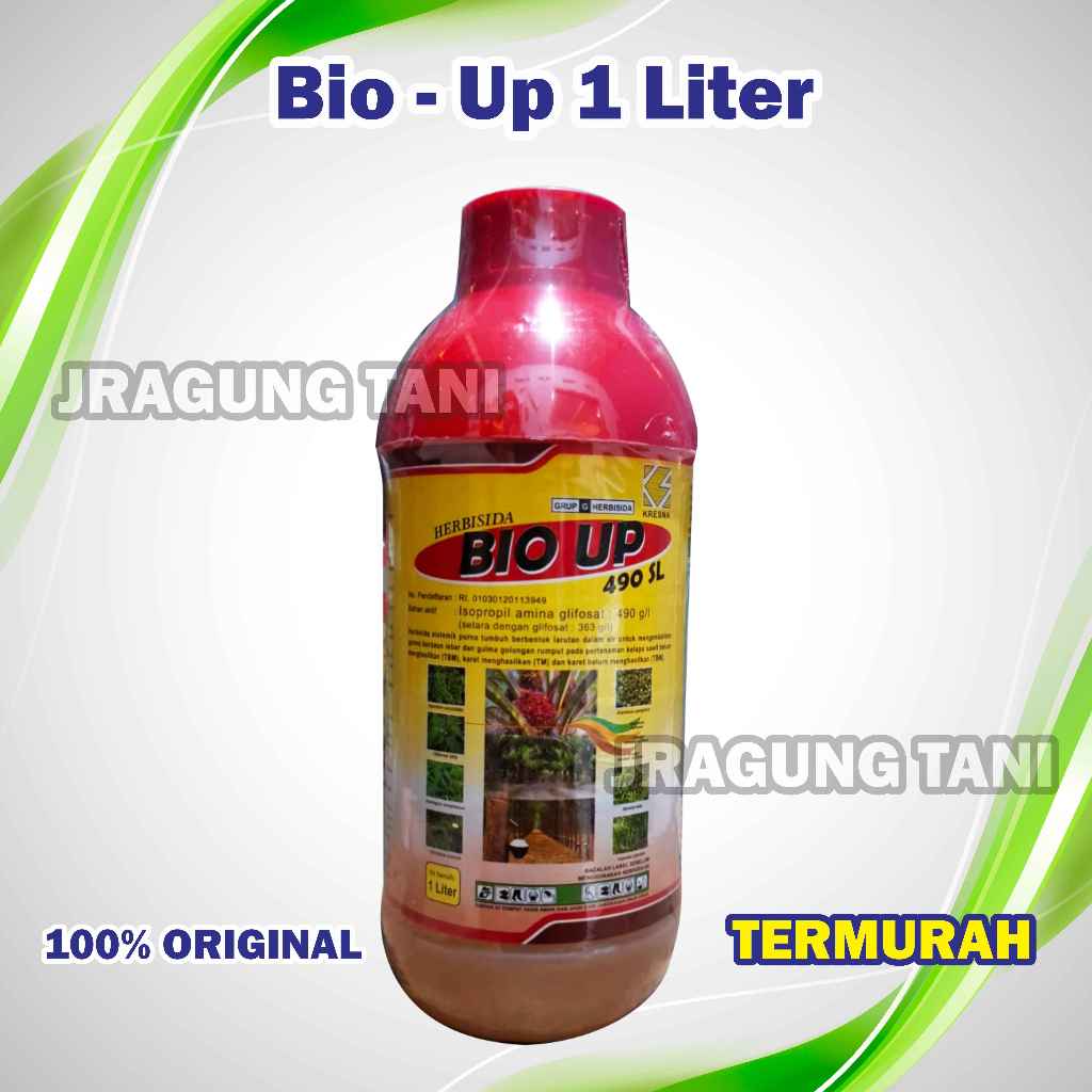 Jual BIO UP 1 Liter Herbisida Sistemik/Racun Rumput mati sampai akar ...